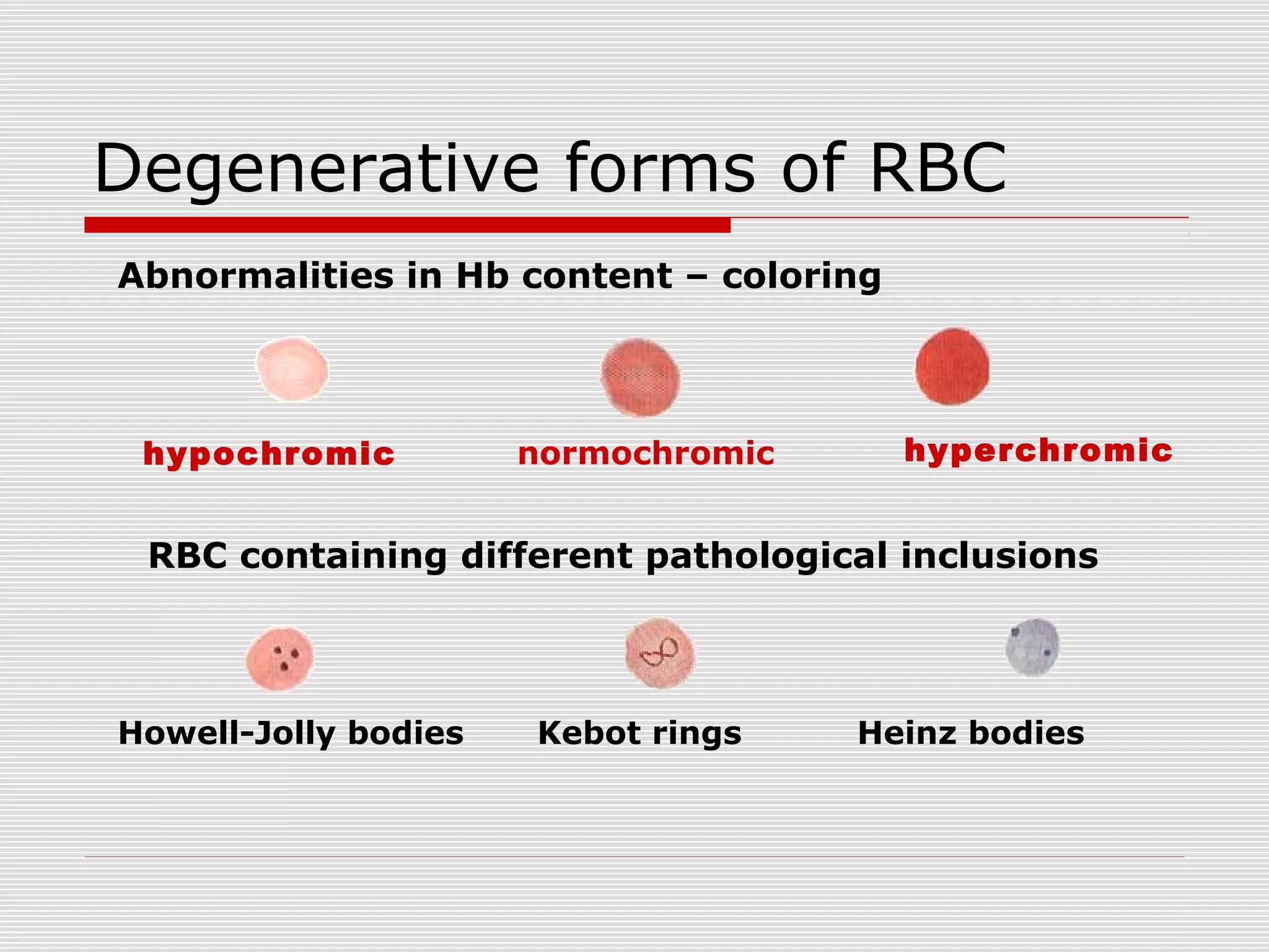 Red Blood cell pathology | PPT