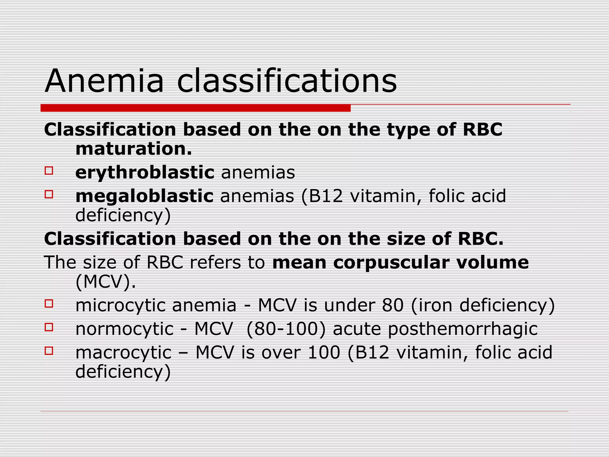 Red Blood cell pathology | PPT