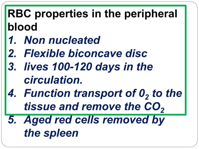 Red Blood Cells Production- Erythropoiesis.ppt | Blood Disorders ...
