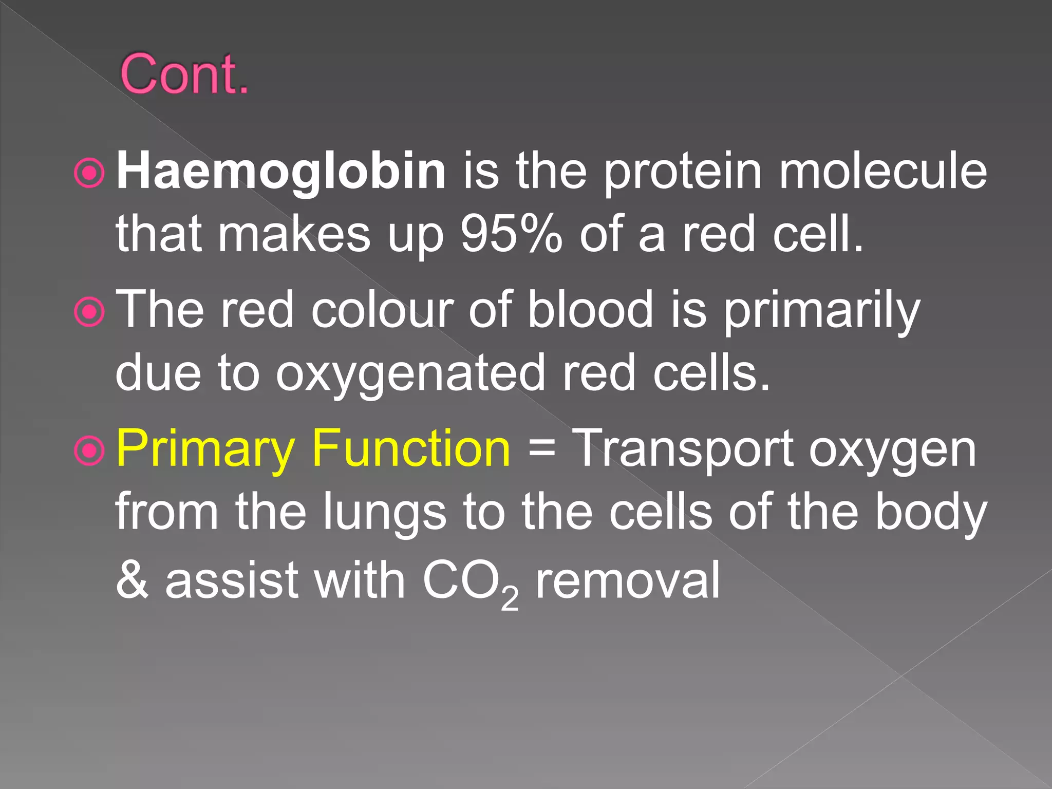 Red blood corpuscles class 9 | PPTX
