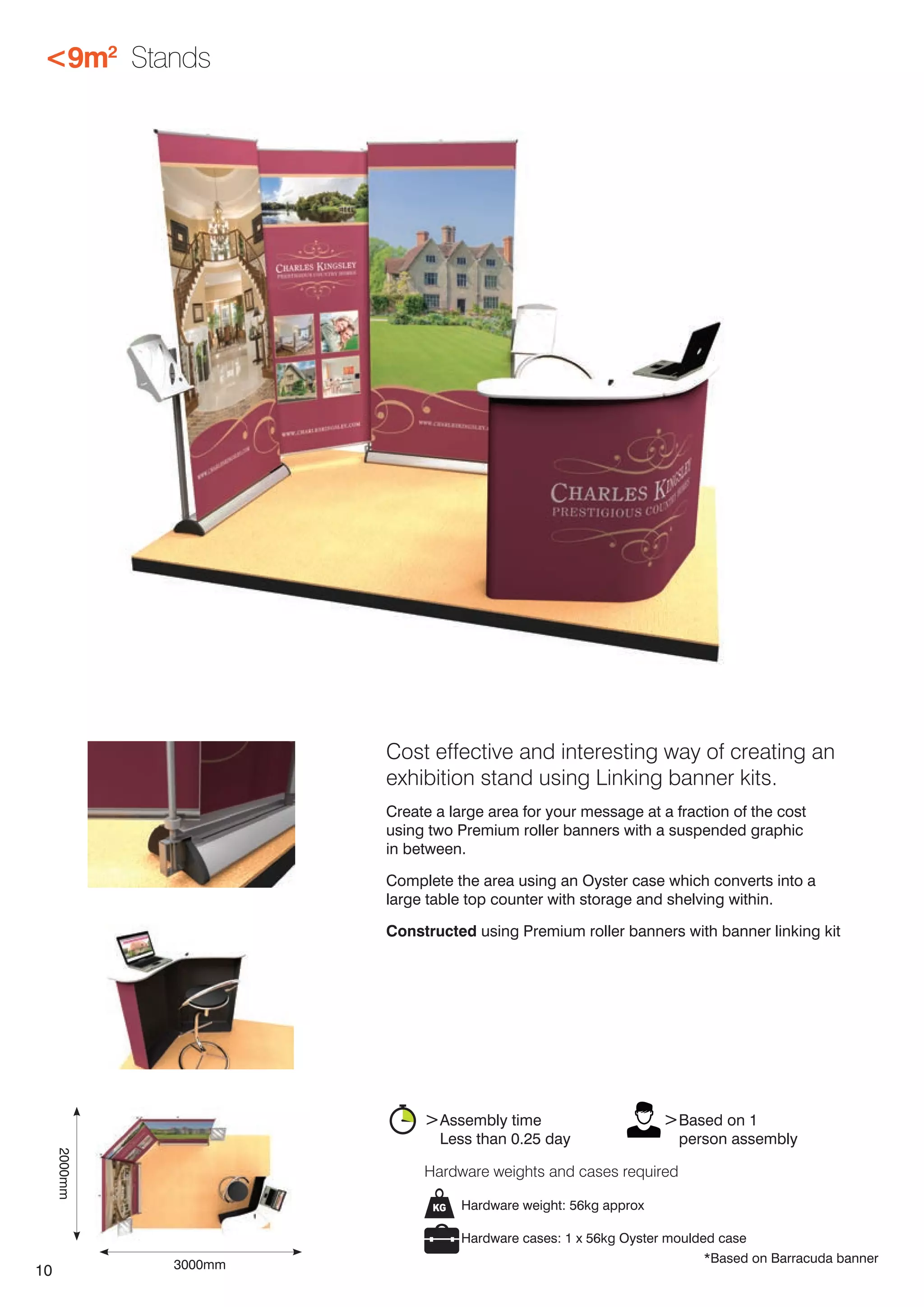 Redblu Graphics Modular Exhibition Display Stands Brochure | PDF
