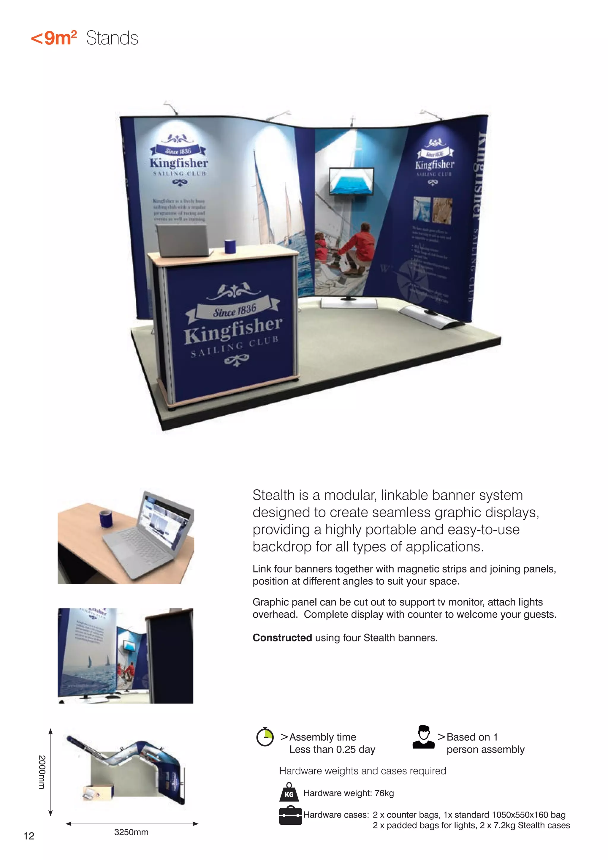 Redblu Graphics Modular Exhibition Display Stands Brochure | PDF