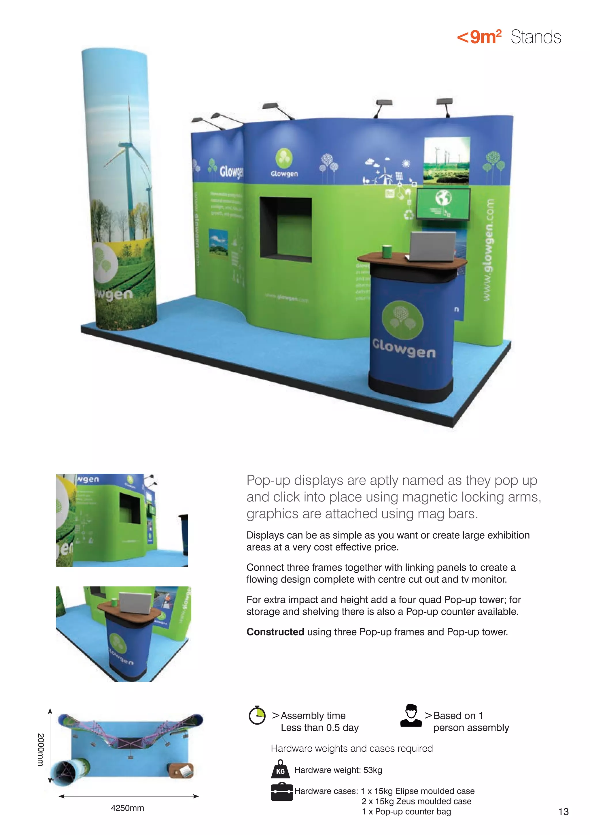 Redblu Graphics Modular Exhibition Display Stands Brochure | PDF