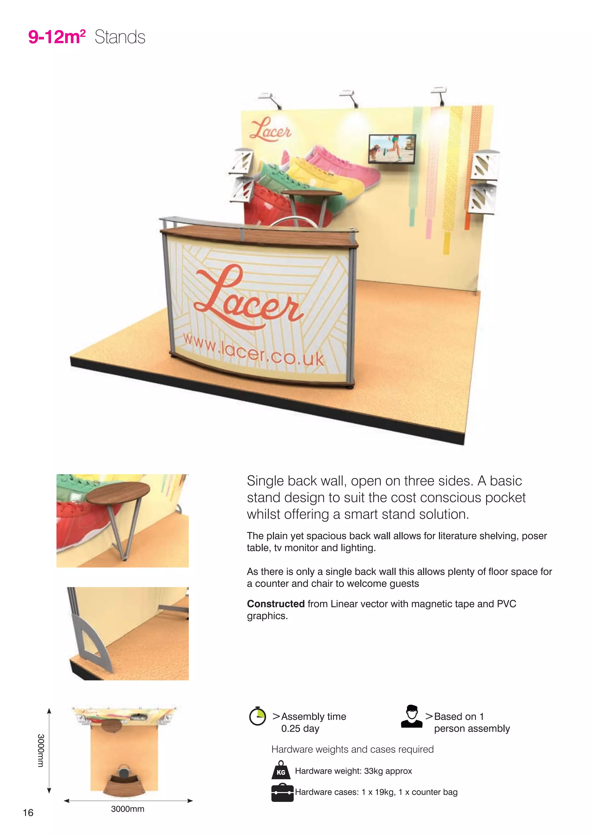 Redblu Graphics Modular Exhibition Display Stands Brochure | PDF