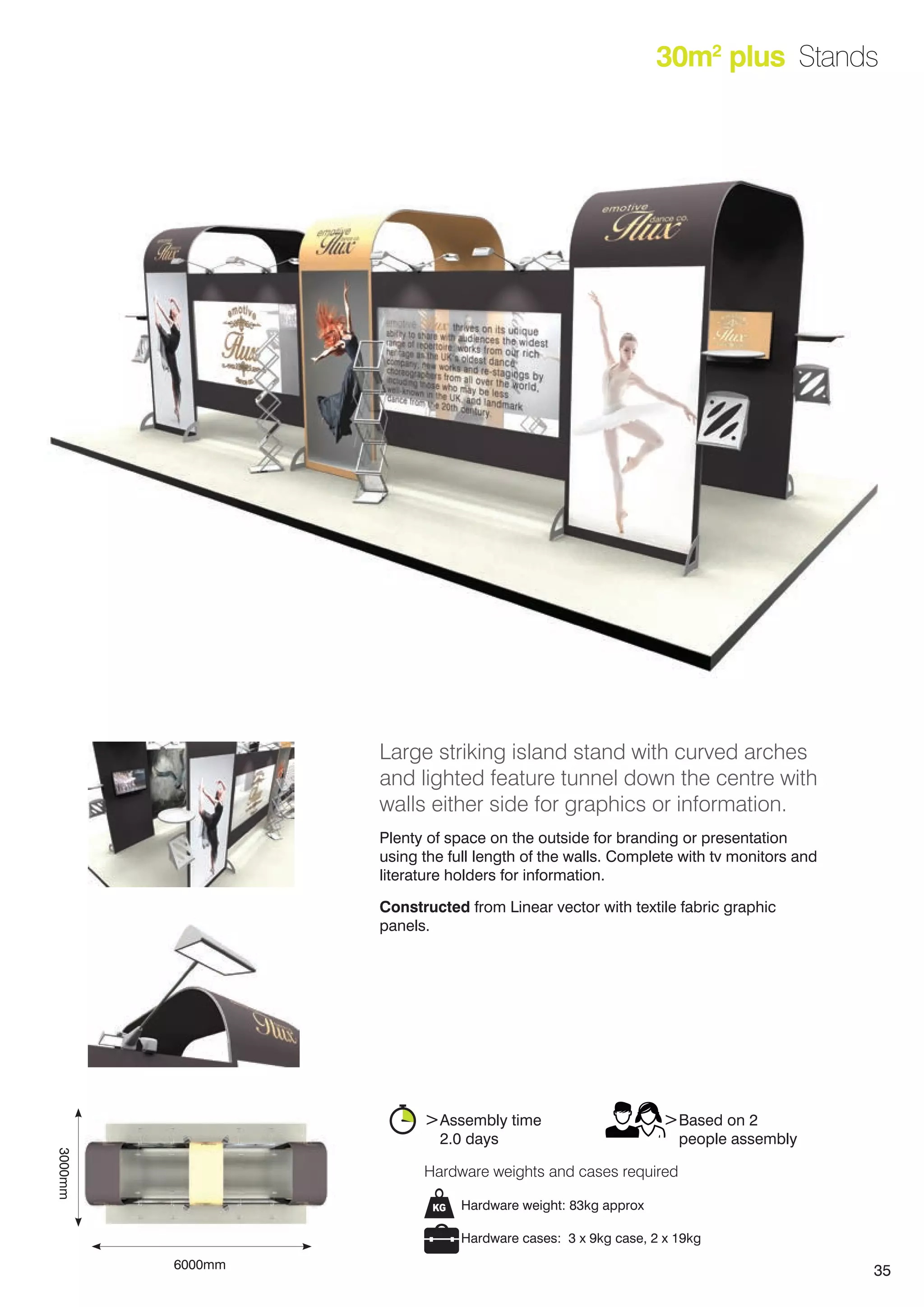 Redblu Graphics Modular Exhibition Display Stands Brochure | PDF