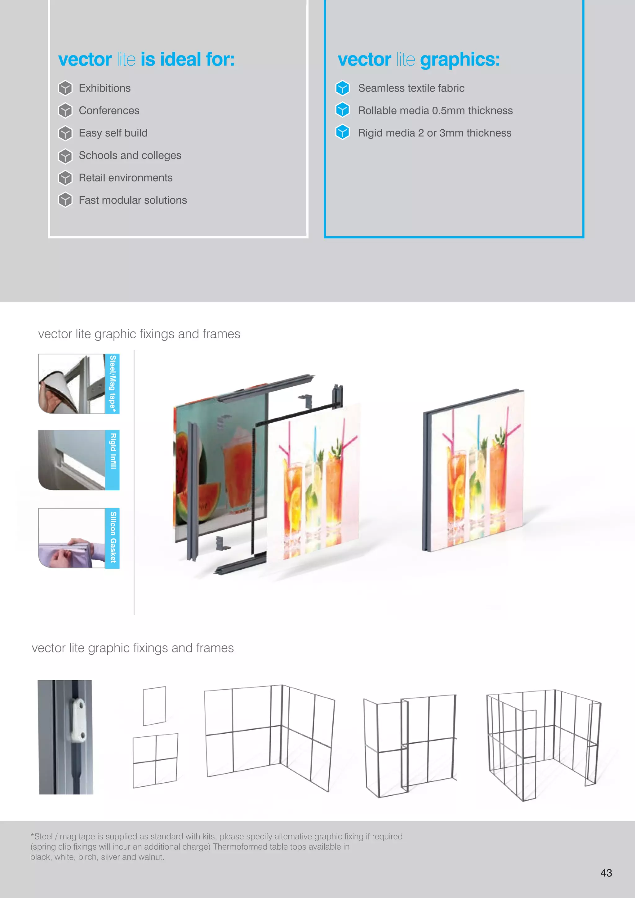 Redblu Graphics Modular Exhibition Display Stands Brochure | PDF