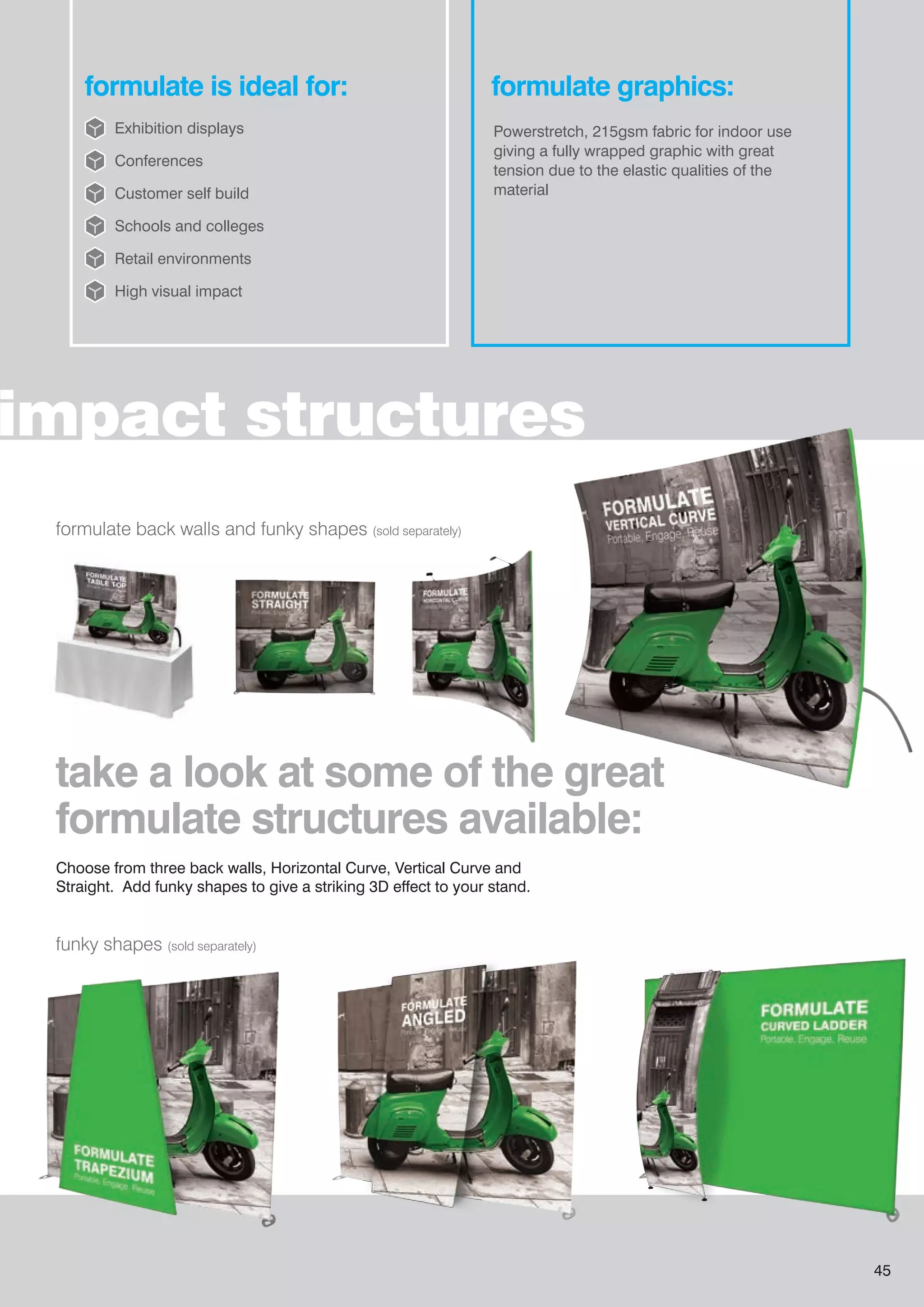 Redblu Graphics Modular Exhibition Display Stands Brochure | PDF