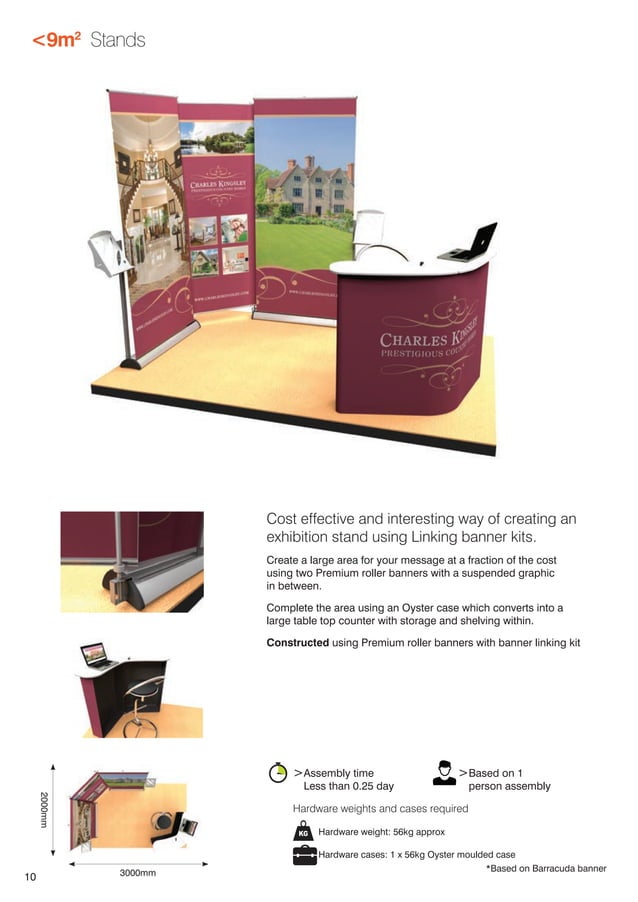 Redblu Graphics Modular Exhibition Display Stands Brochure | PDF