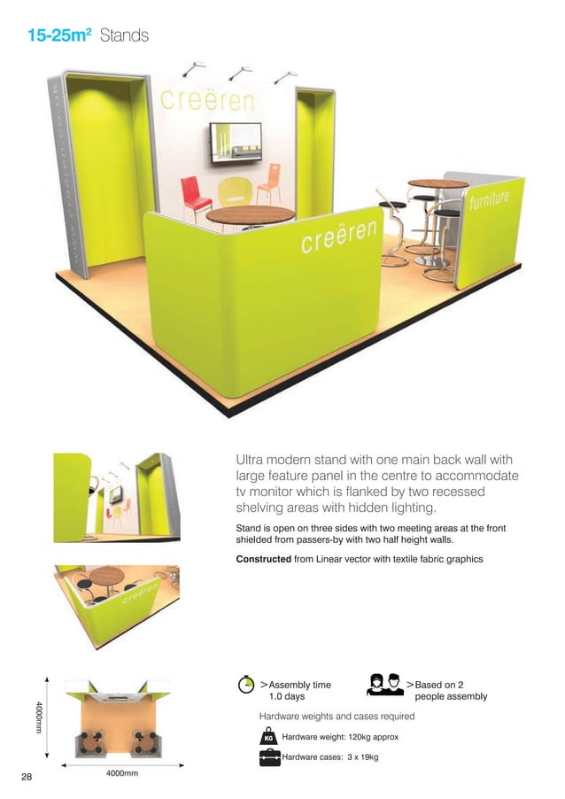 Redblu Graphics Modular Exhibition Display Stands Brochure | PDF