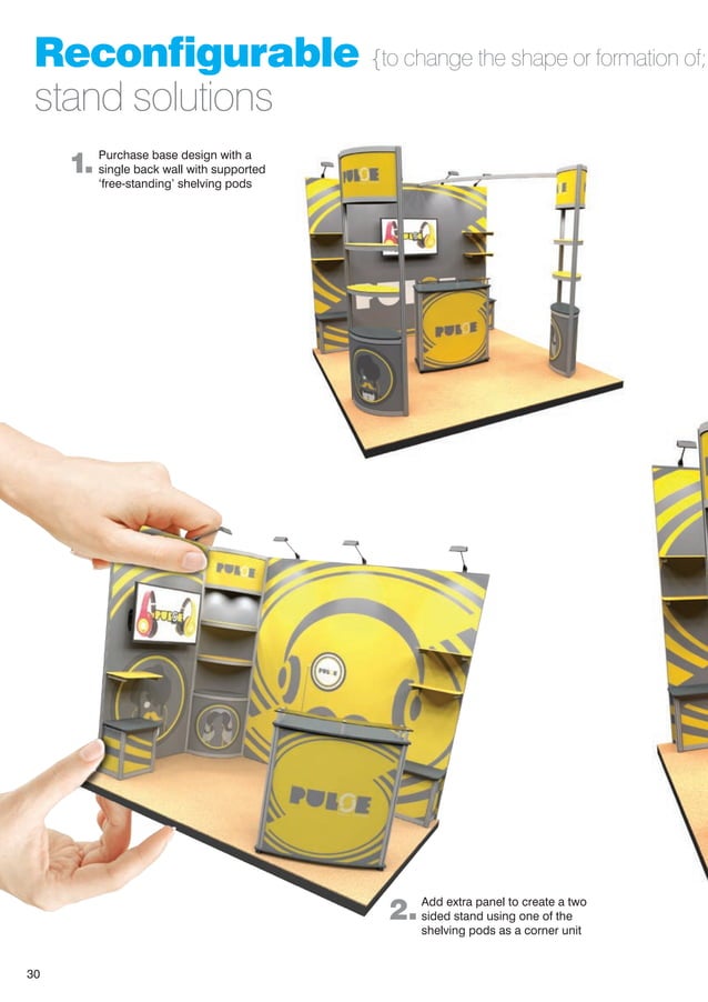 Redblu Graphics Modular Exhibition Display Stands Brochure | PDF