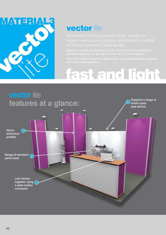 Redblu Graphics Modular Exhibition Display Stands Brochure | PDF