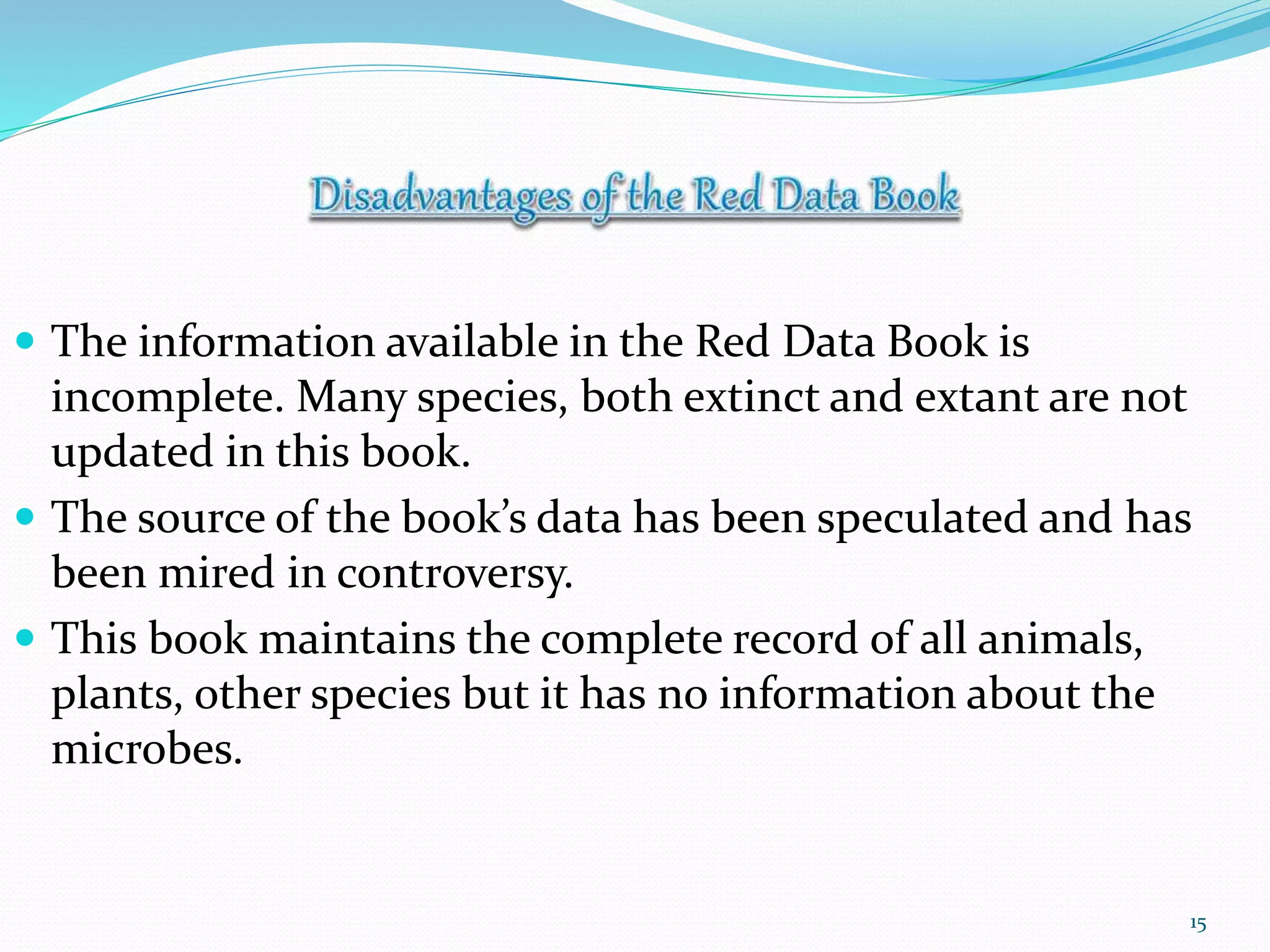 Red Data Book | PPTX