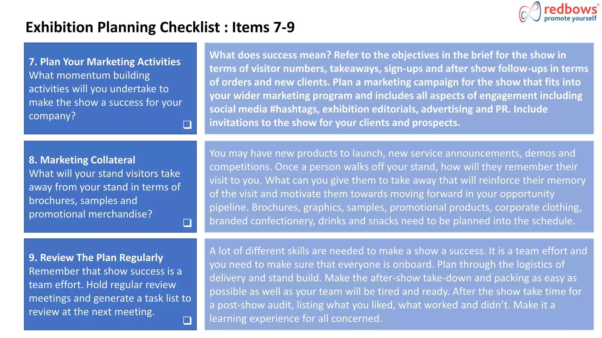 How To Plan For A Successful Exhibition | PDF