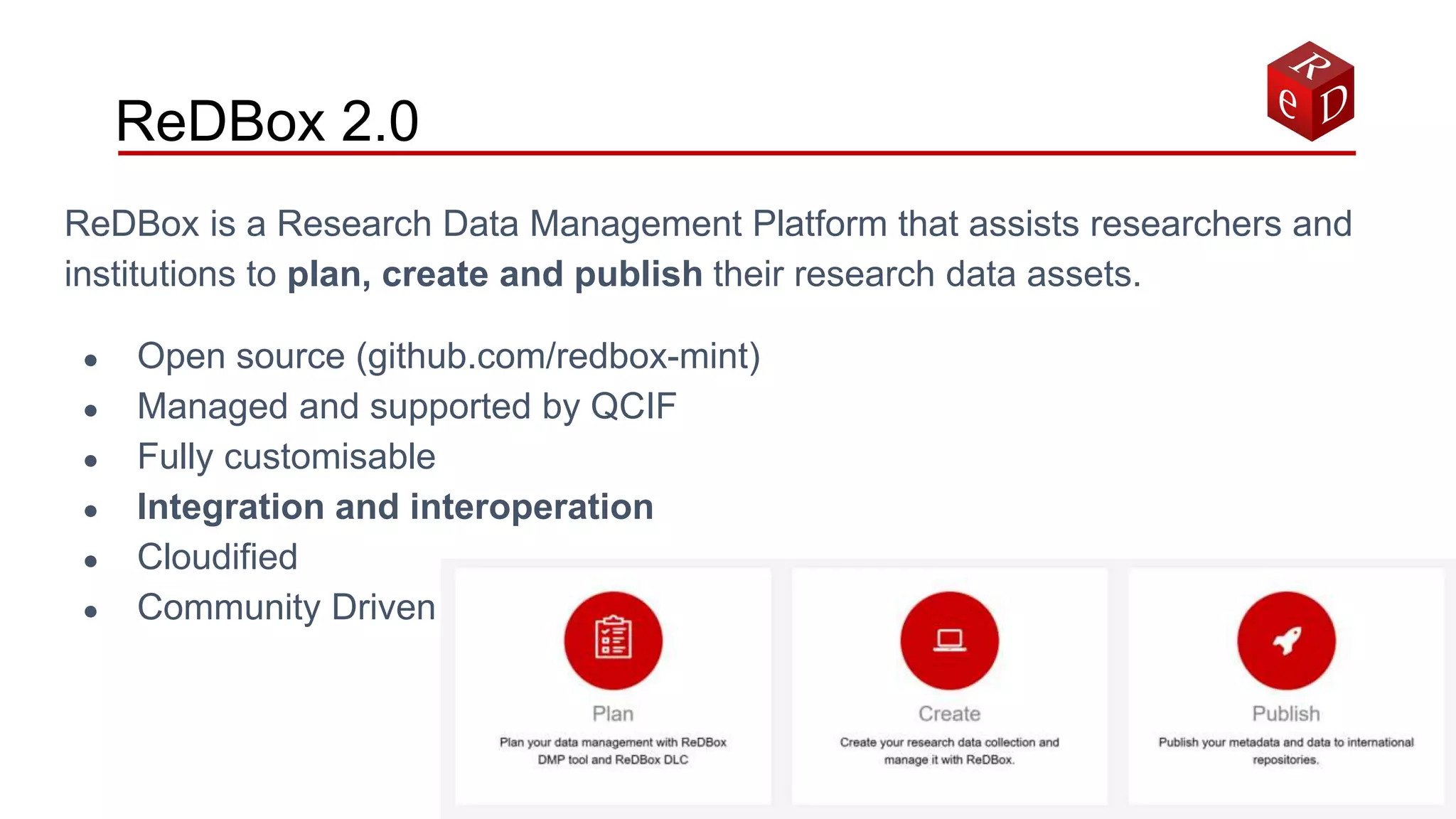 ReDBox and rdmps bof | PPTX