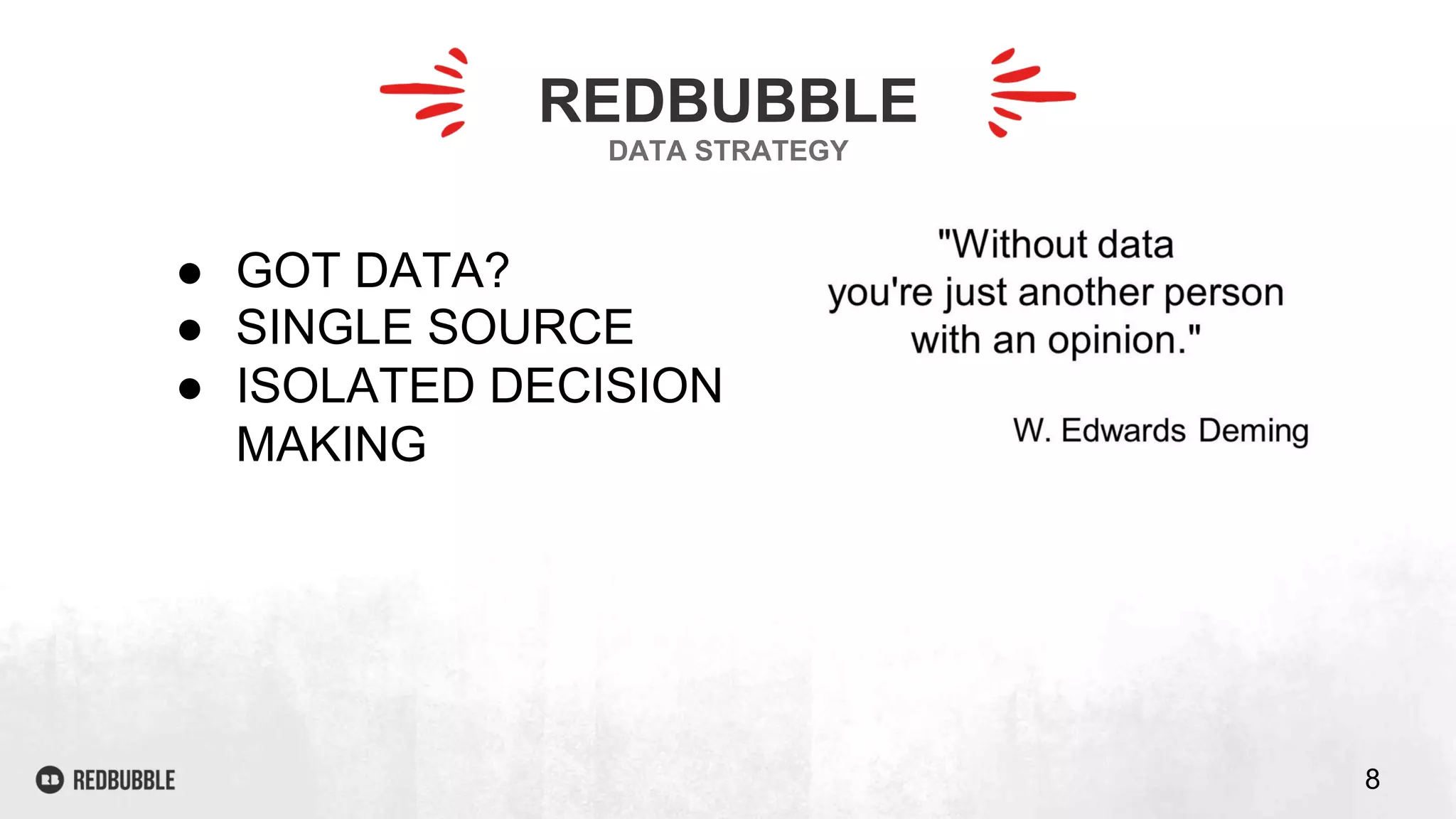 Redbubble - Data in a creative world | PPT
