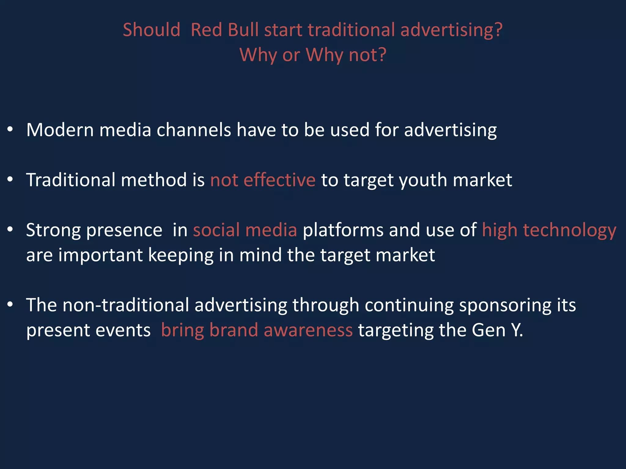 Red bull case study | PPTX | Marketing and Advertising | Business