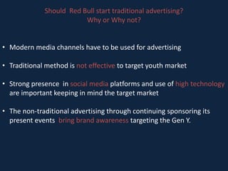 Red bull case study | PPTX