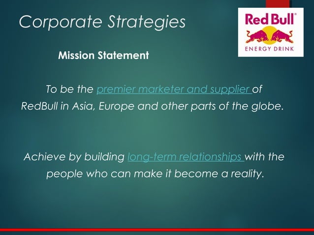 Redbull company overview and mini case solution of kotler keller | PPT