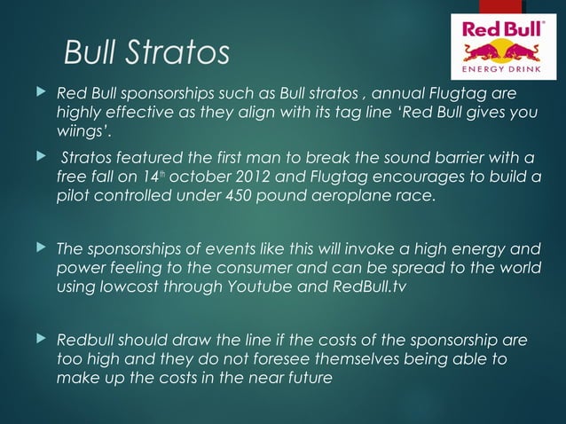 Redbull company overview and mini case solution of kotler keller | PPT