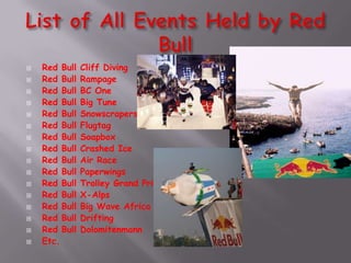 Red bull events | PPTX