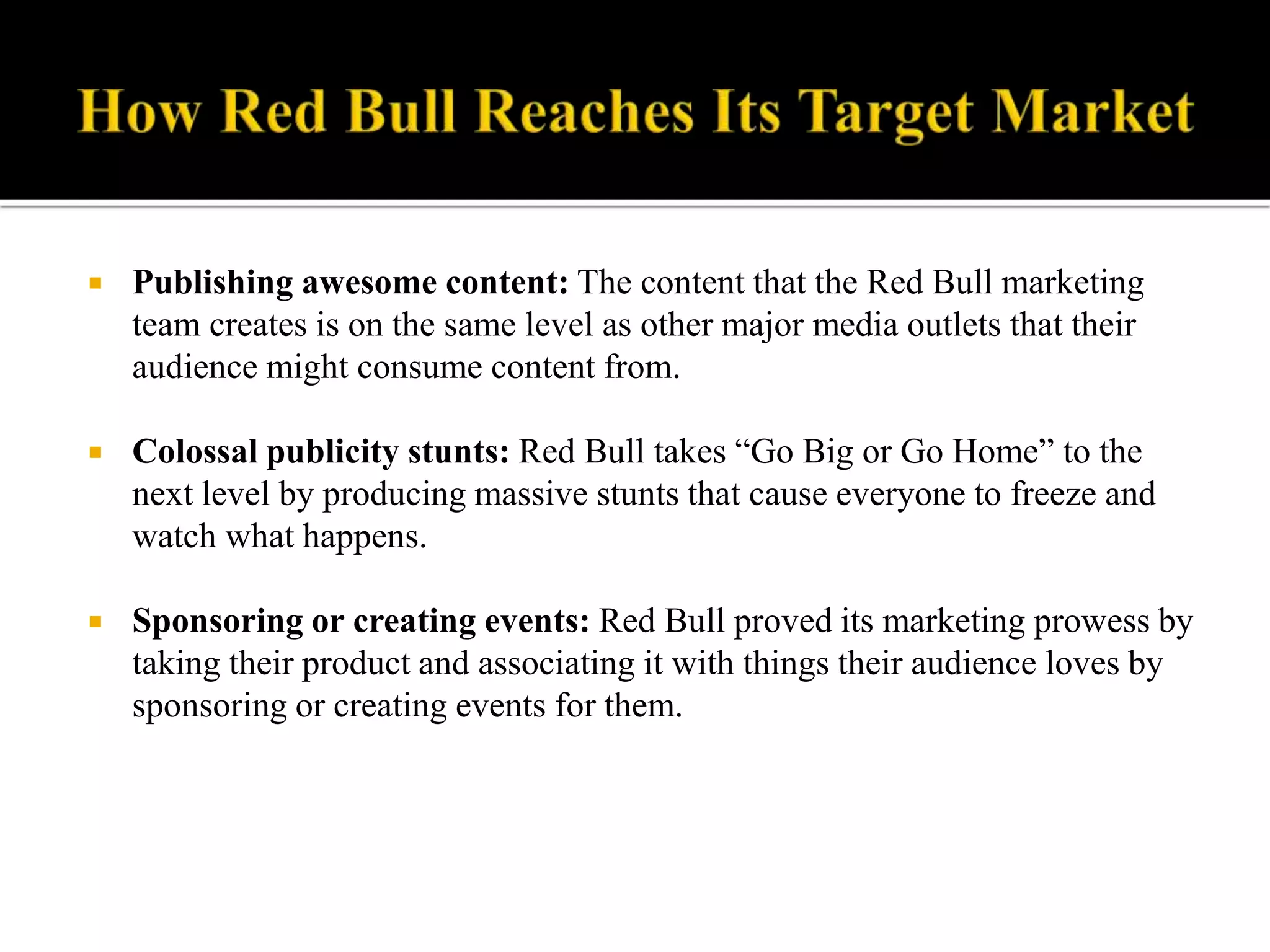 Red bull marketing strategy | PPTX
