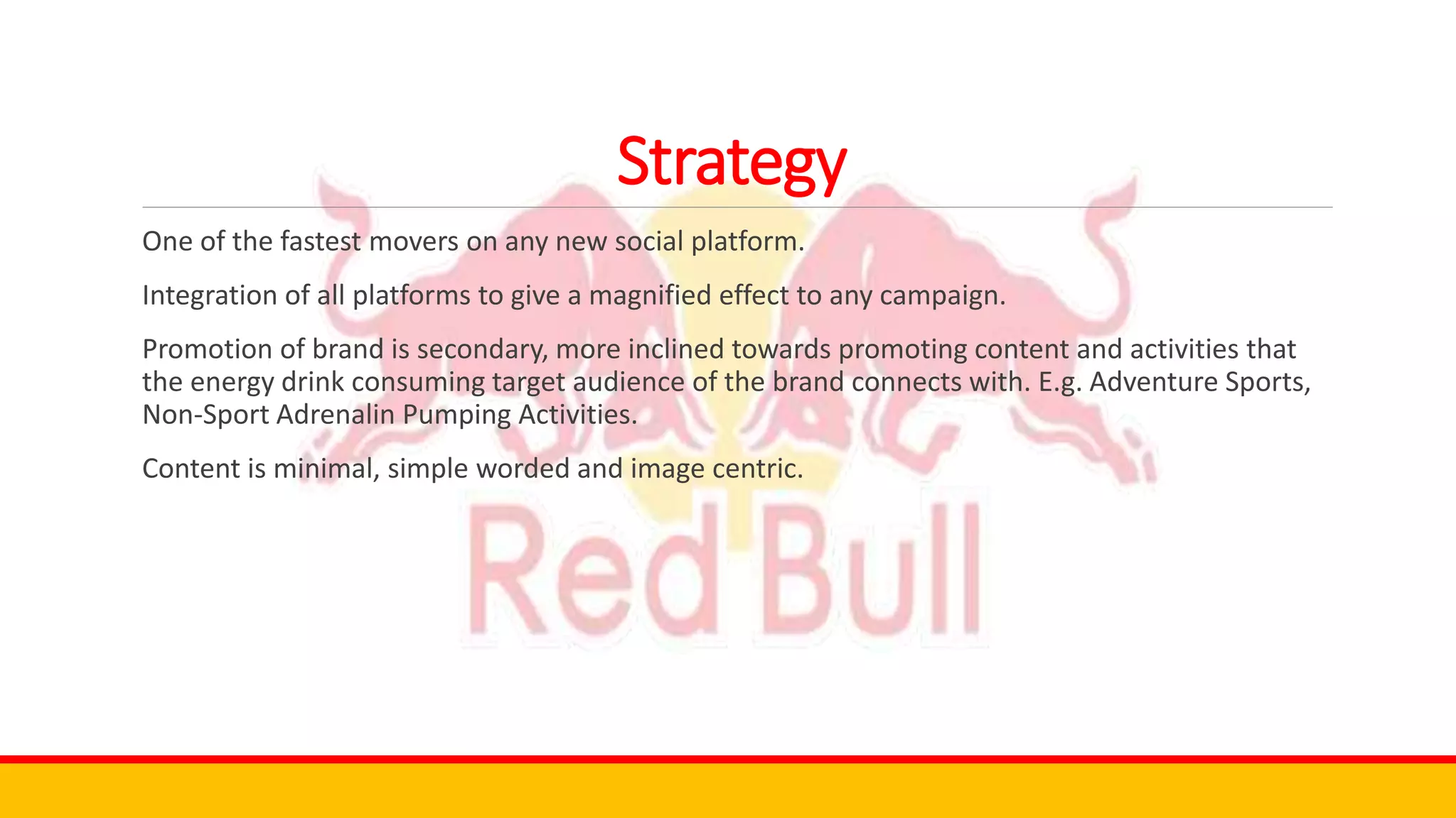 Red bull on social media | PPTX