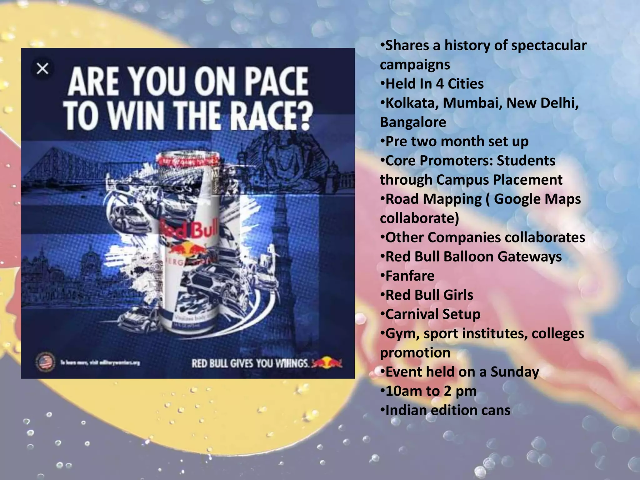 Red Bull Marketing Campign | PPTX