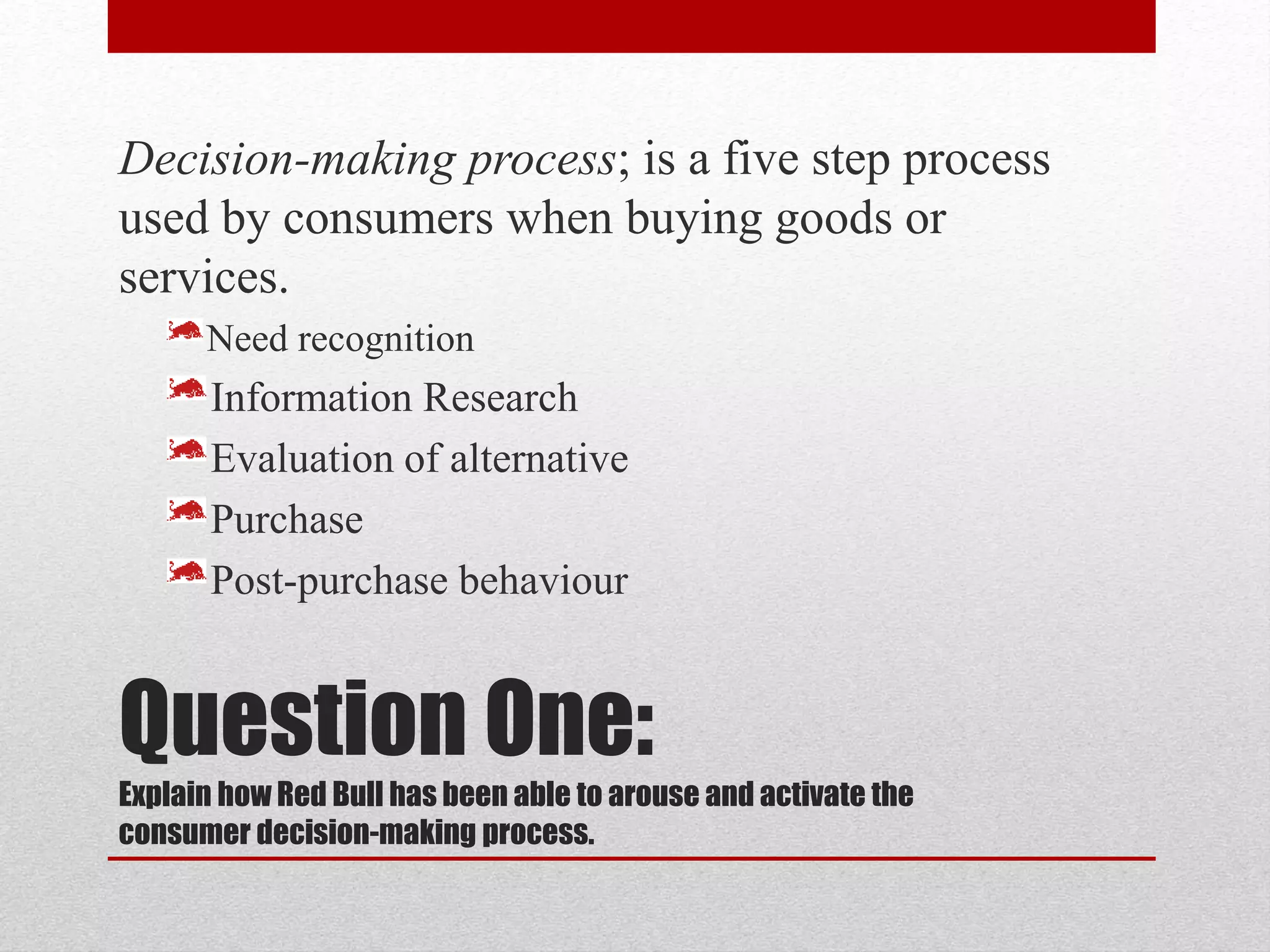 Red Bull Consumer's Behaviour | PPTX