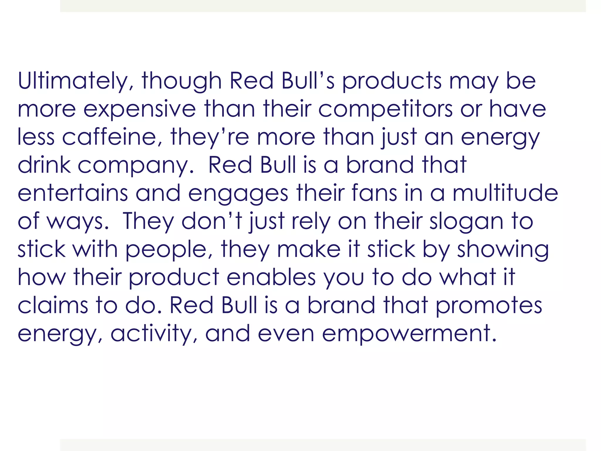 Red Bull SWOT analysis | PPTX