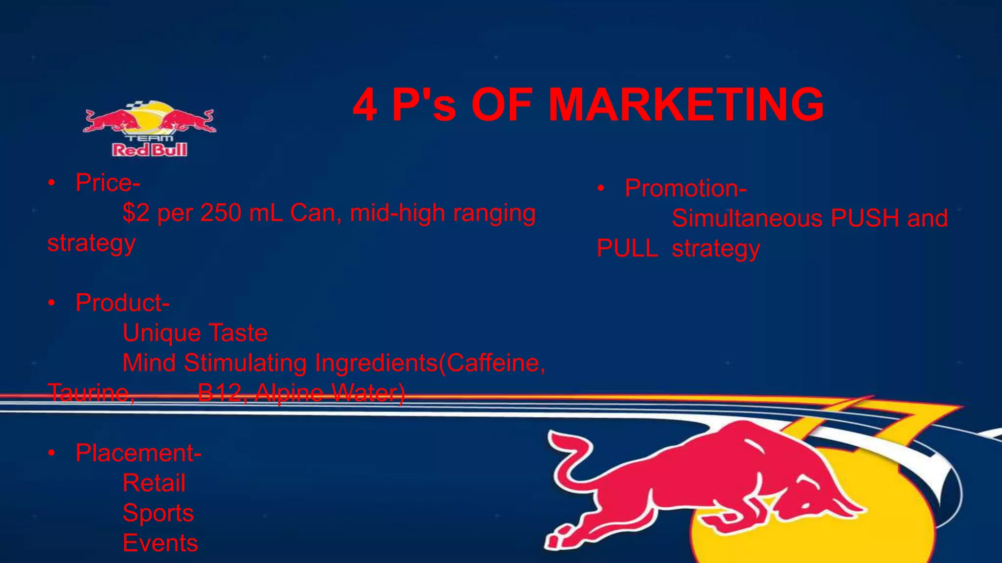 Red bull Marketing Strategy Analysis | PPTX