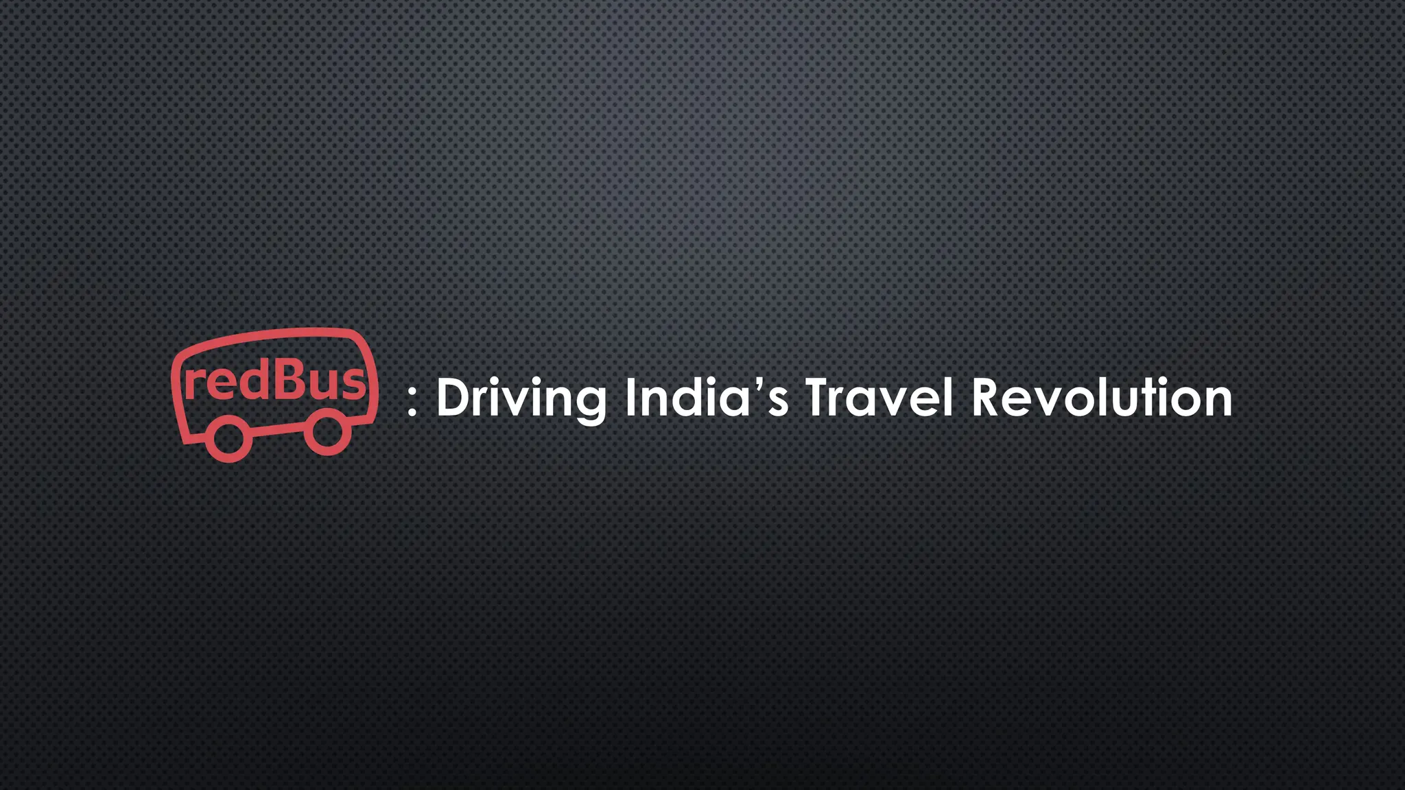 Redbus it's the presentation about red bus in marketing research | PPTX