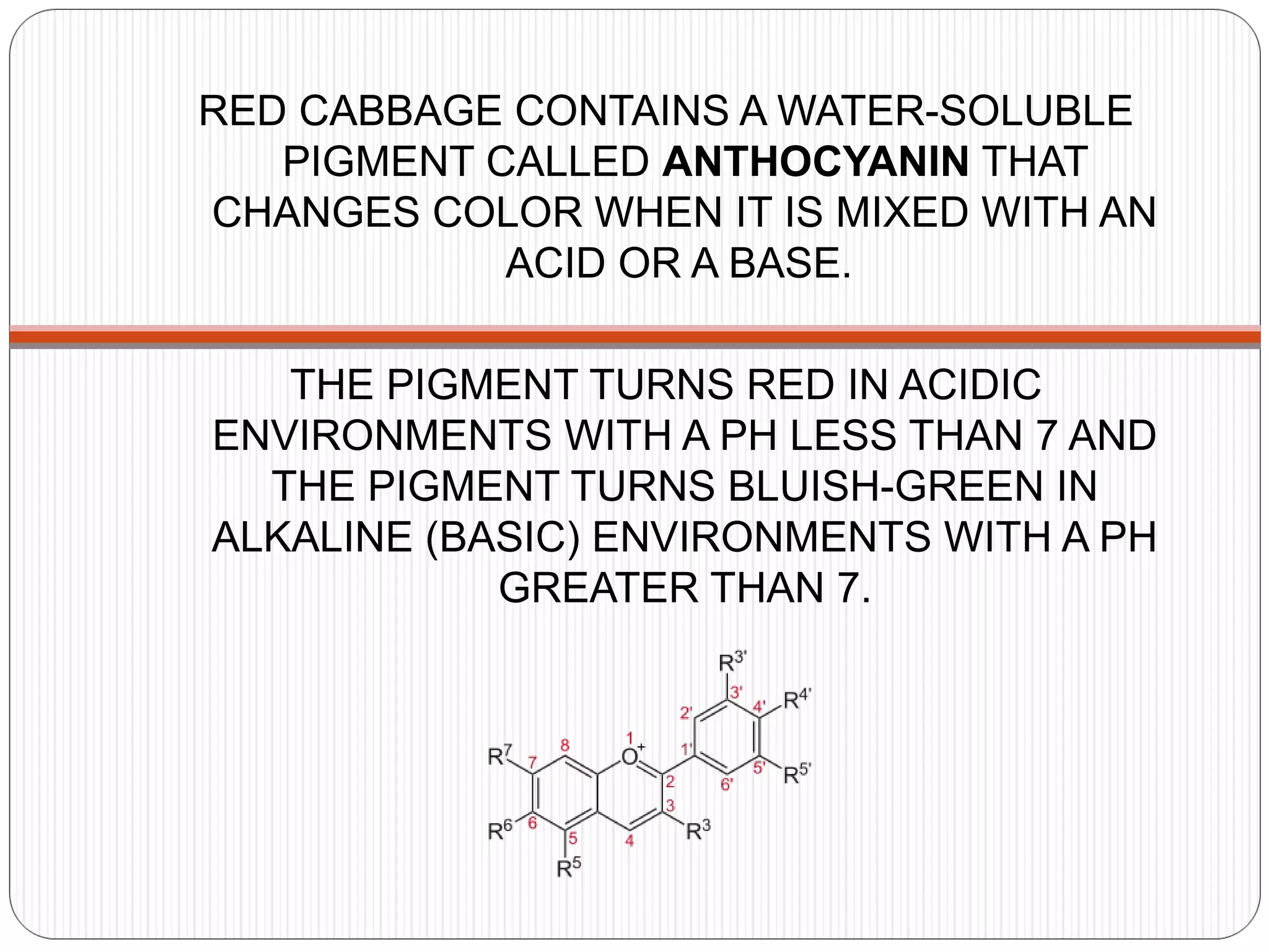 Red cabbage ph indicator | PPT