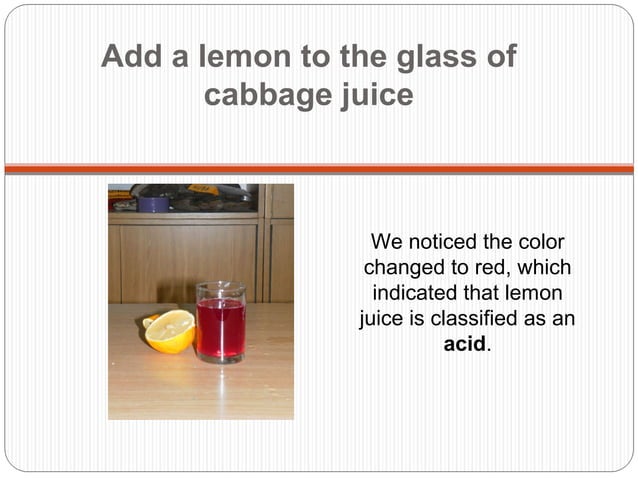 Red cabbage ph indicator | PPT