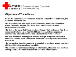 Red Cross Alliance of Partners (REDCAP) by Phillip Pastoral | PPT