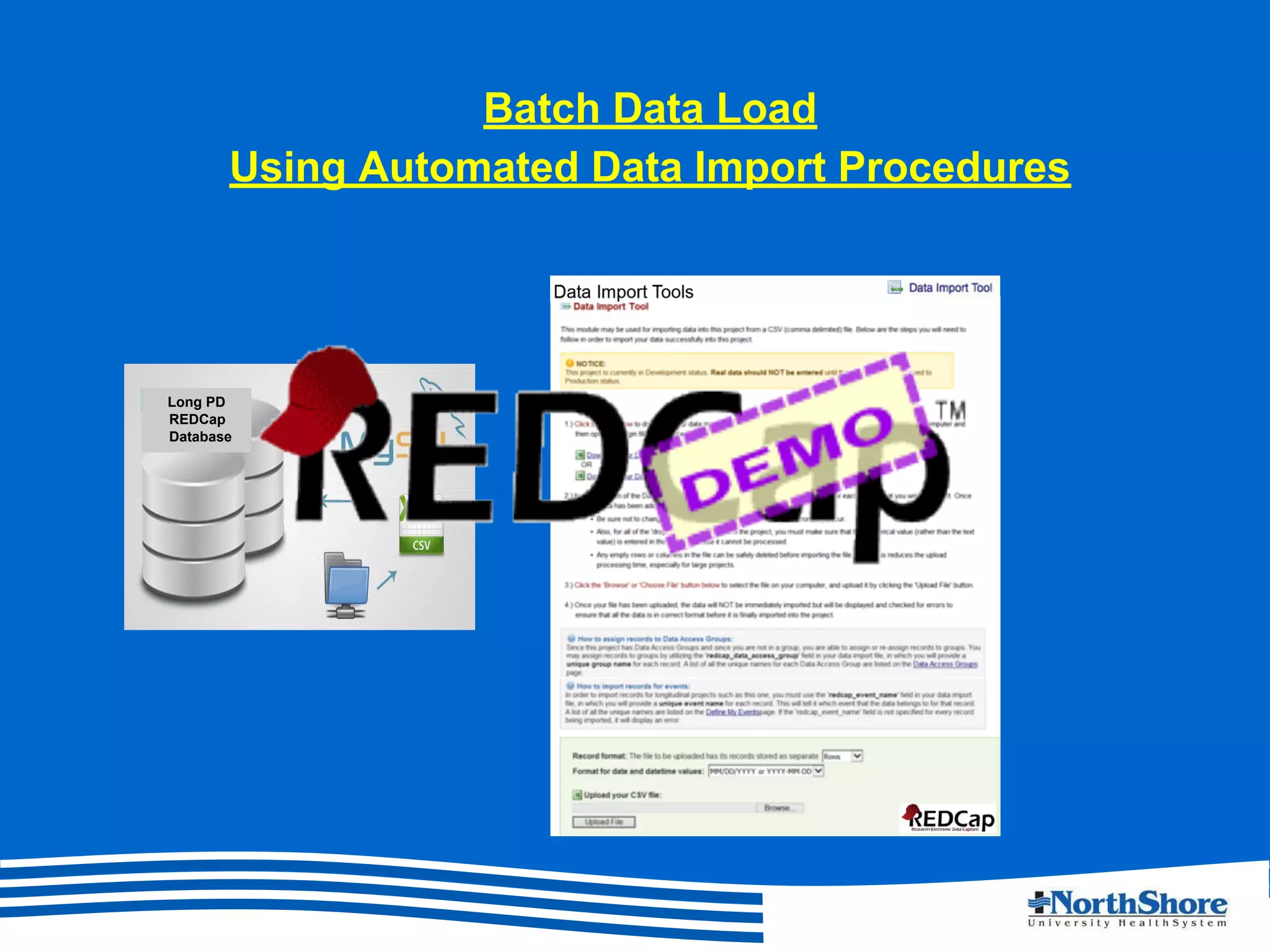 Introduction to using REDCap for multi-site longitudinal research in ...