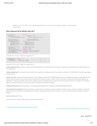 REDCAP (Reduced Capability) feature of NR _5G in Depth.pdf | Internet ...