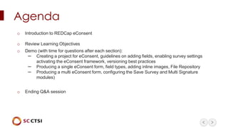 REDCap "Snapshot" Webinar: e-Consent Framework | PPT