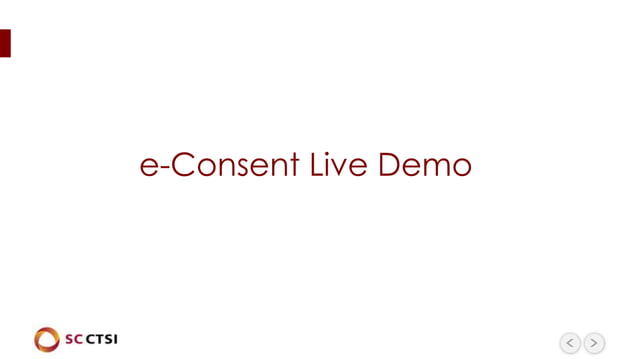 REDCap "Snapshot" Webinar: e-Consent Framework | PPT