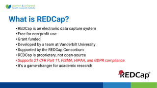A Pragmatic Approach to REDCap Validation | PPTX