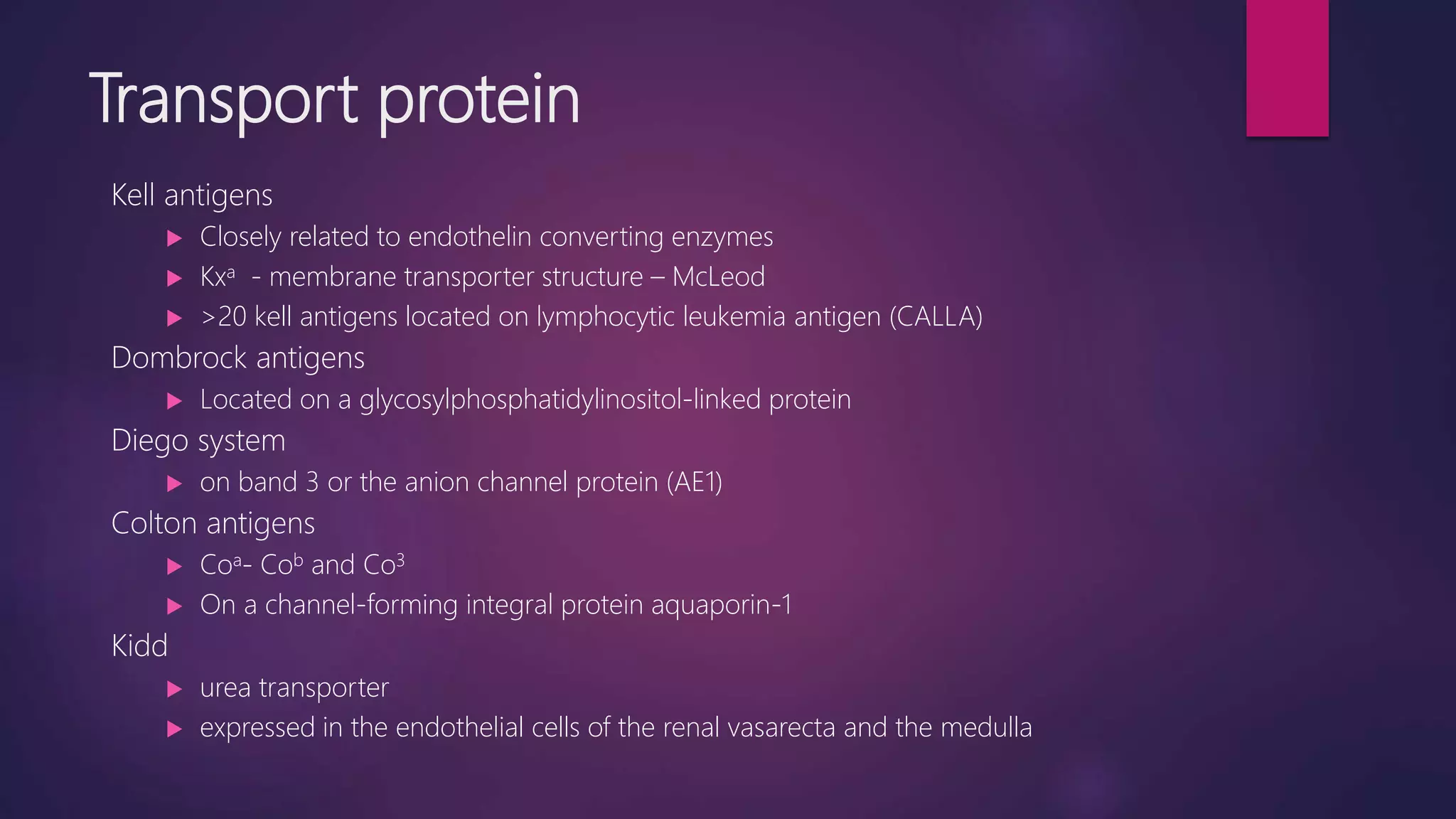 Red cell antigens and functions | PPTX