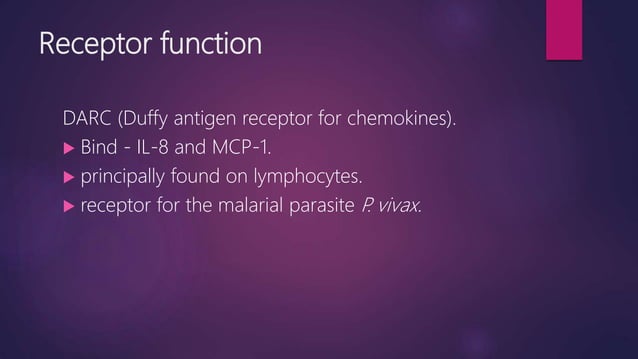 Red cell antigens and functions | PPTX