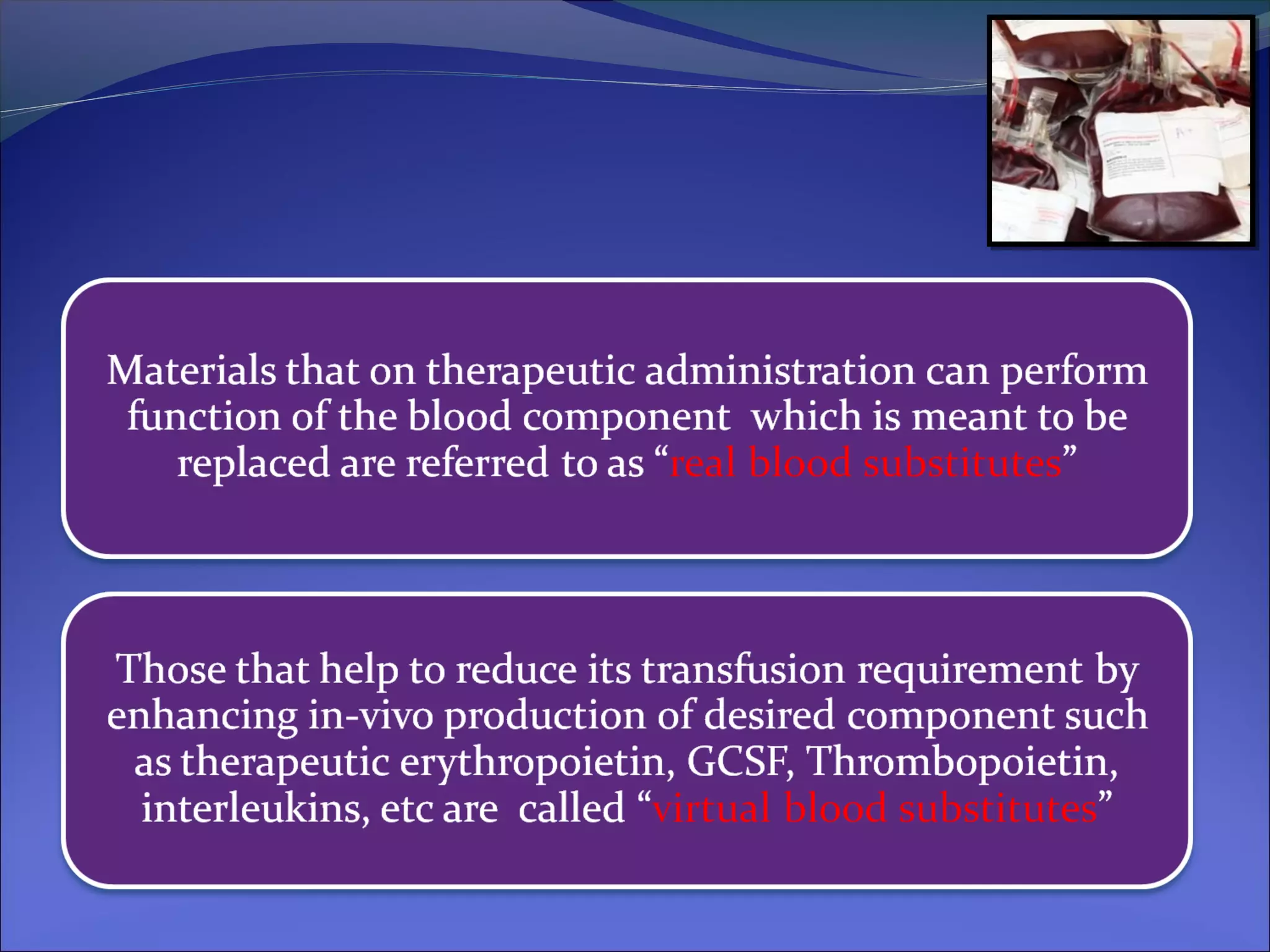 Red cell substitute | PPT