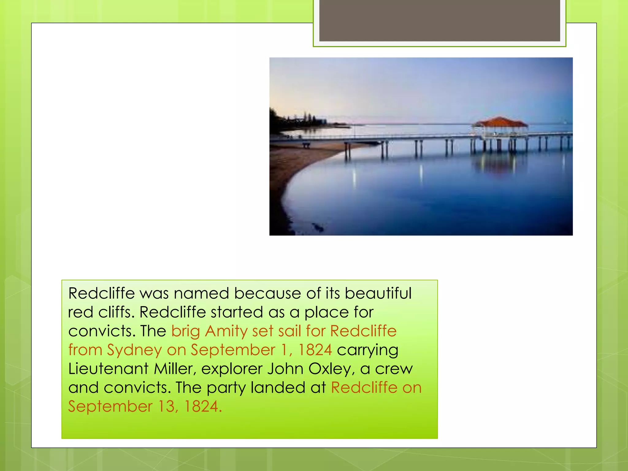 Redcliffe powerpoint | PPTX