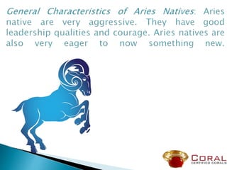 Red coral lucky stone for aries | PPTX | Astrology | Religion & Spirituality