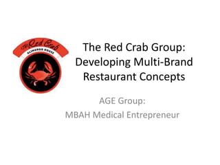 Red crab group case analysis | PPTX