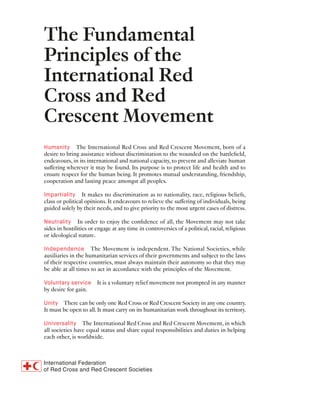 Red Cross World Disaster Report- 2018 | PDF