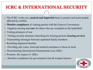 ICRC, IFRC & National societies | PPT