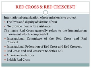 Red cross and Red Crescent | PPTX