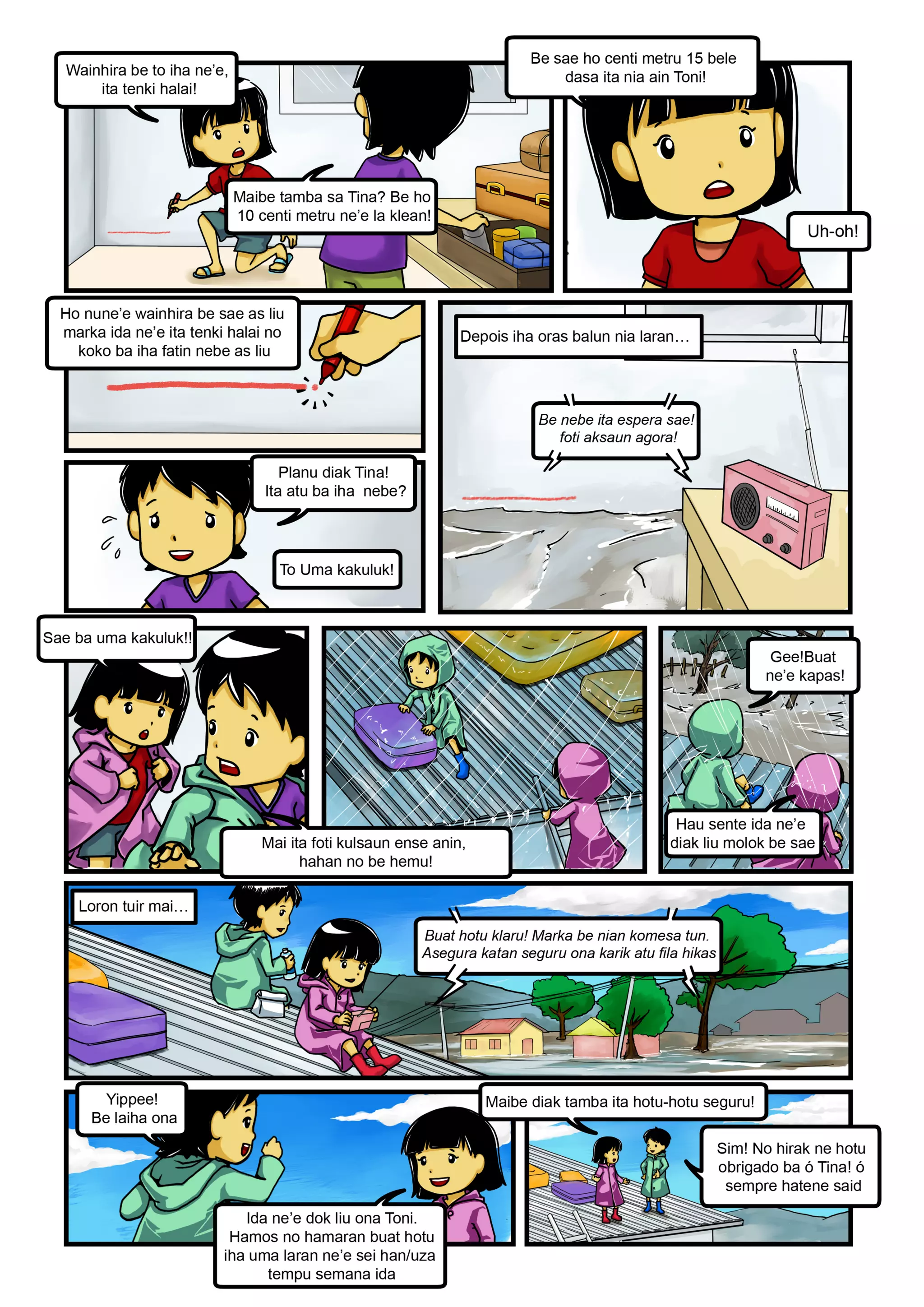 Redcross comic flood_timor | PDF