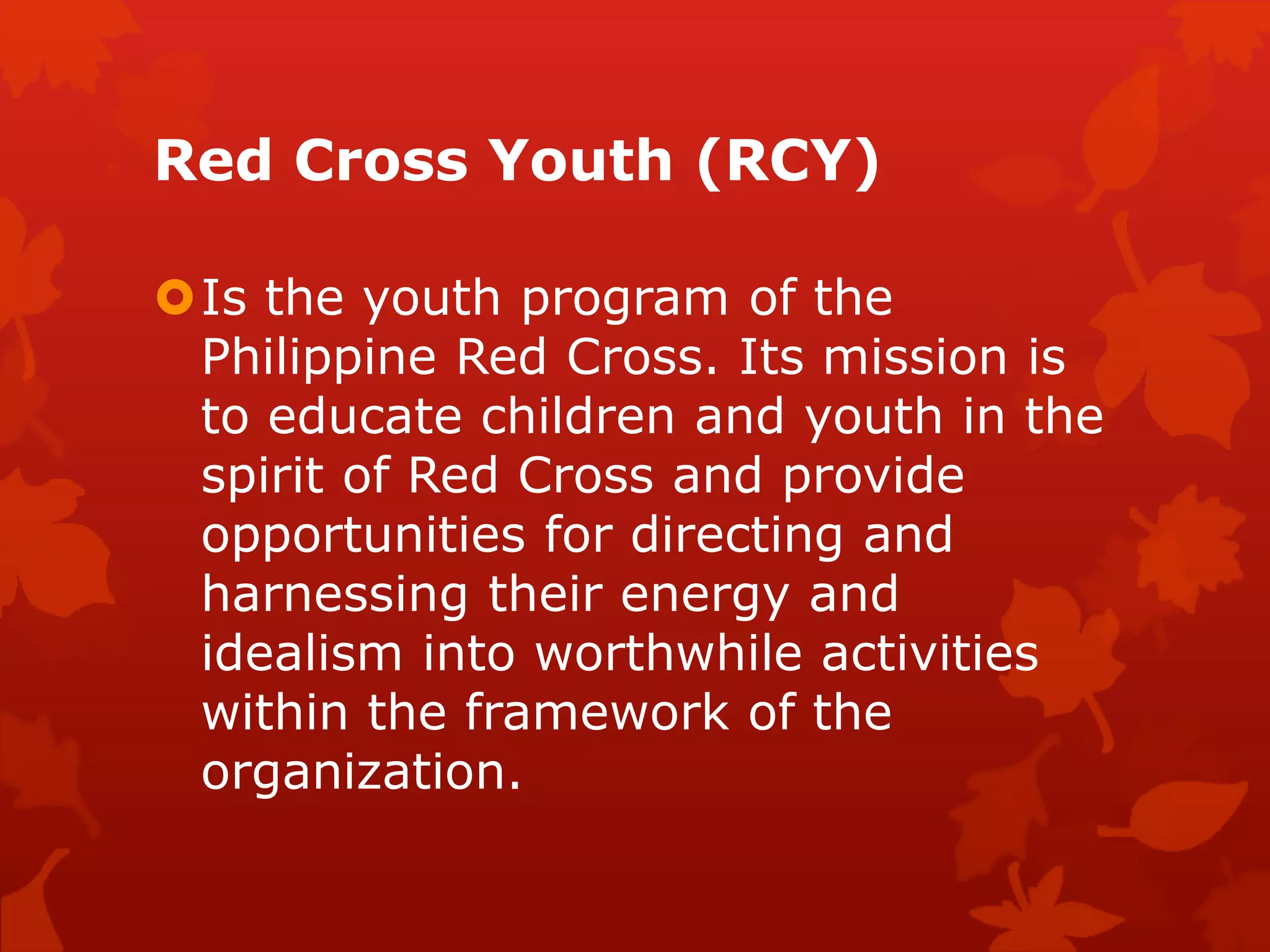 Red cross history | PPTX